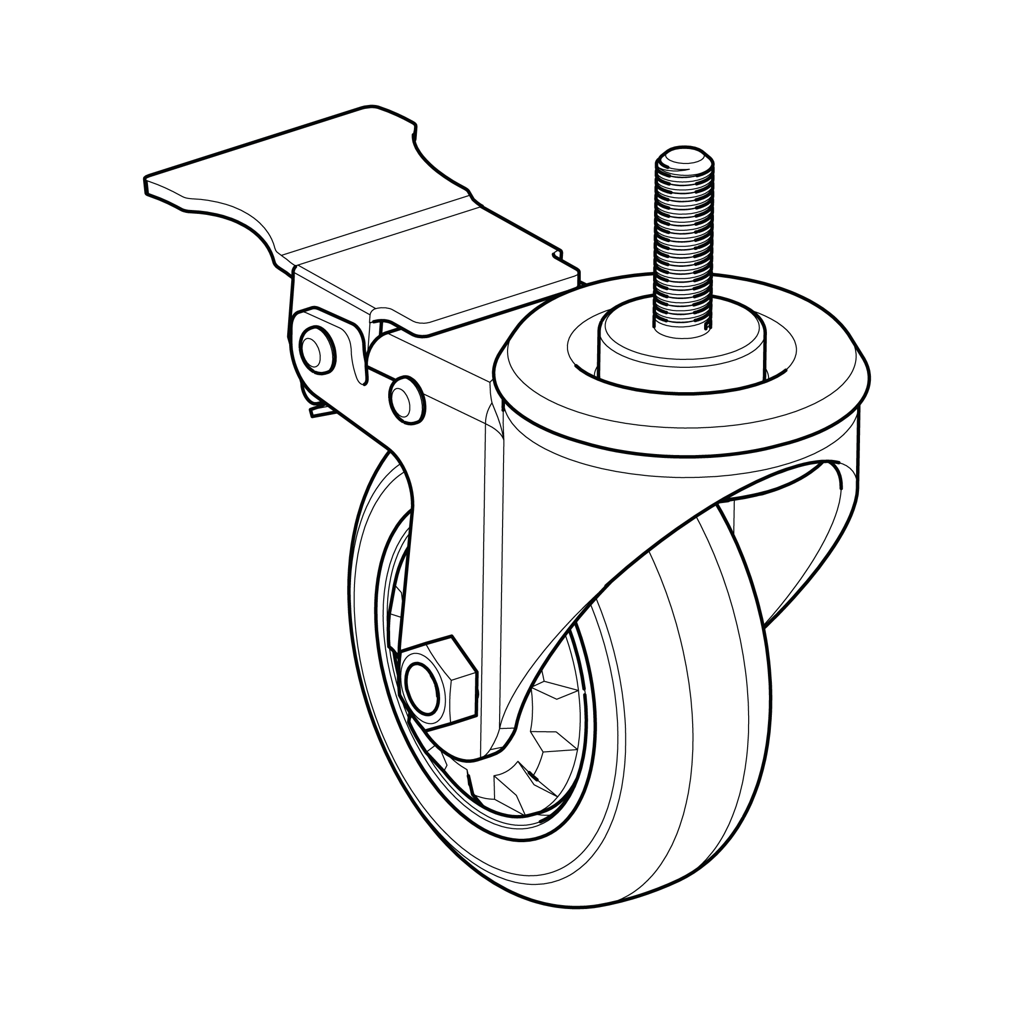 Dome Gen 2 Series Stand Castor | Replacement Parts | Gozney